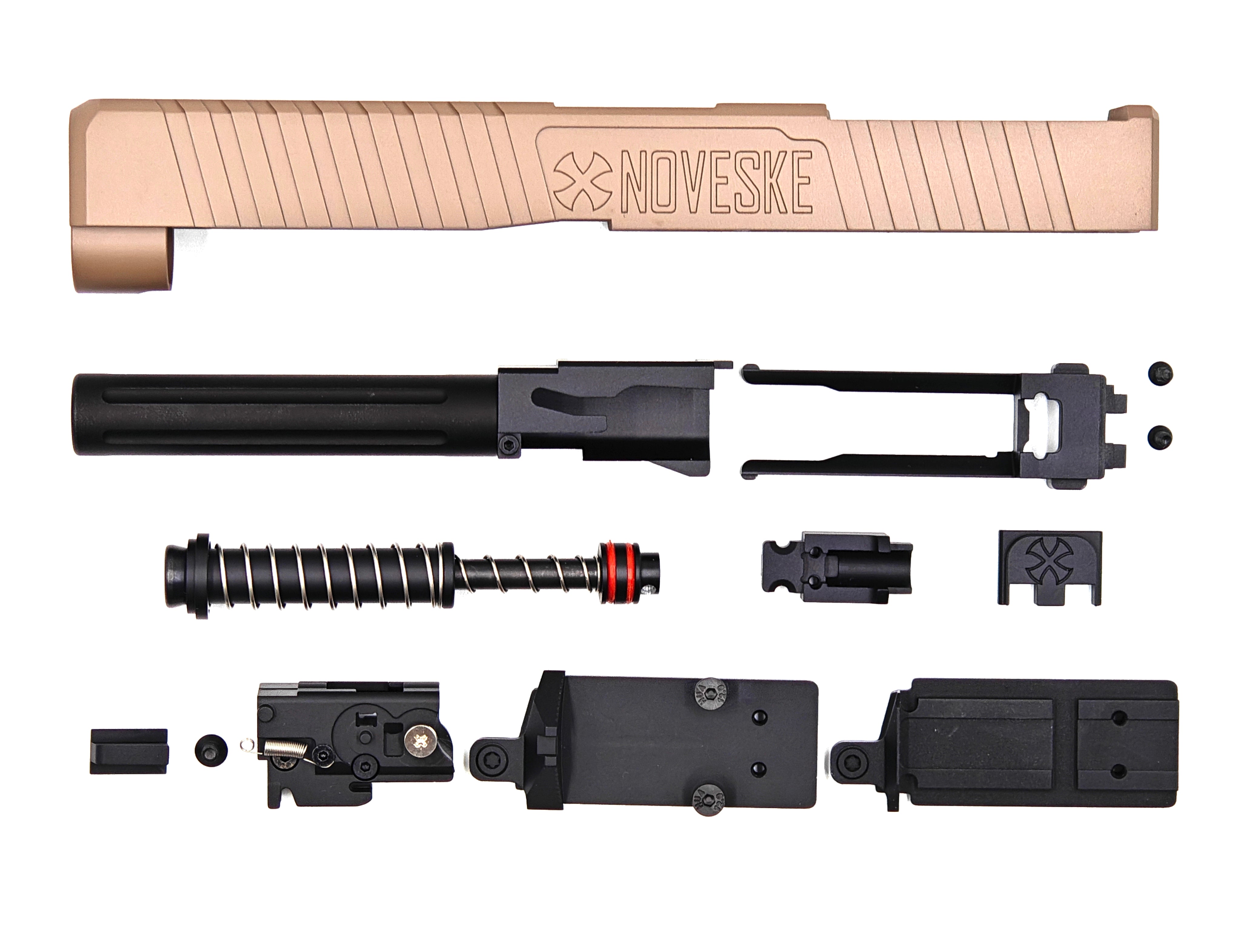 NOVESKE DM MOS Aluminium Slide Set For Tokyo Marui G17 Gen.5 GBB Pisto